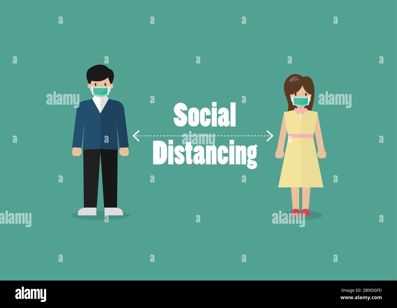 Social Distancing. People keeping distance for infection risk and ...