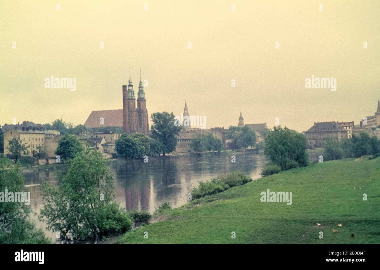 Panoramic view from Most Pamieci Sybirakow (former Adolf Hitler Bridge ...