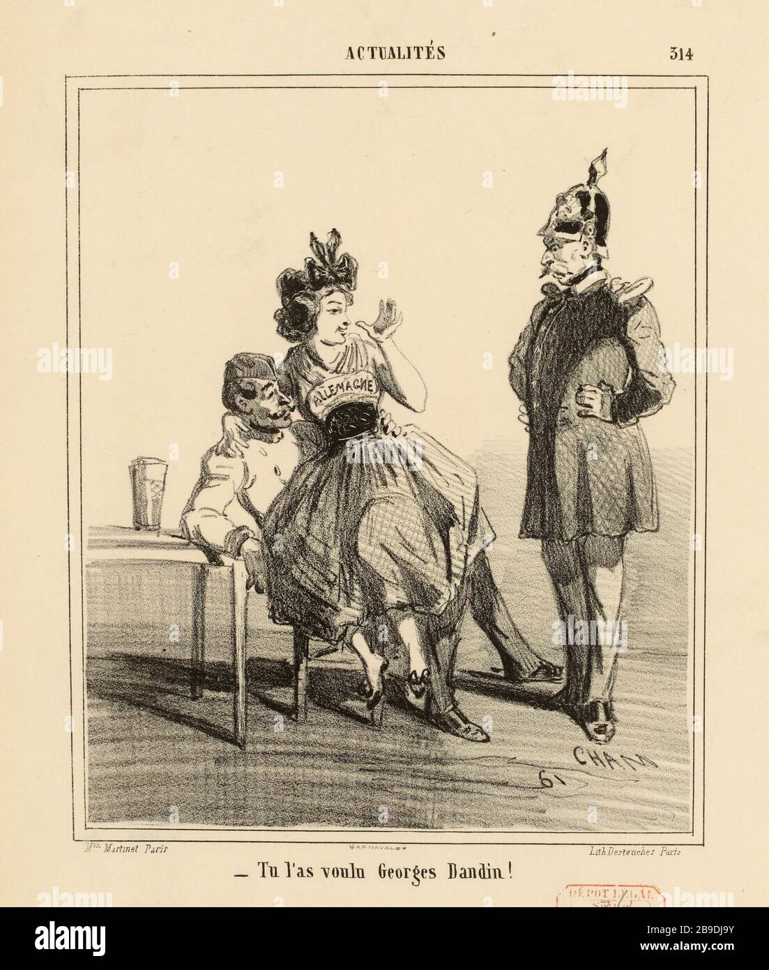 Georges dandin hi-res stock photography and images - Alamy