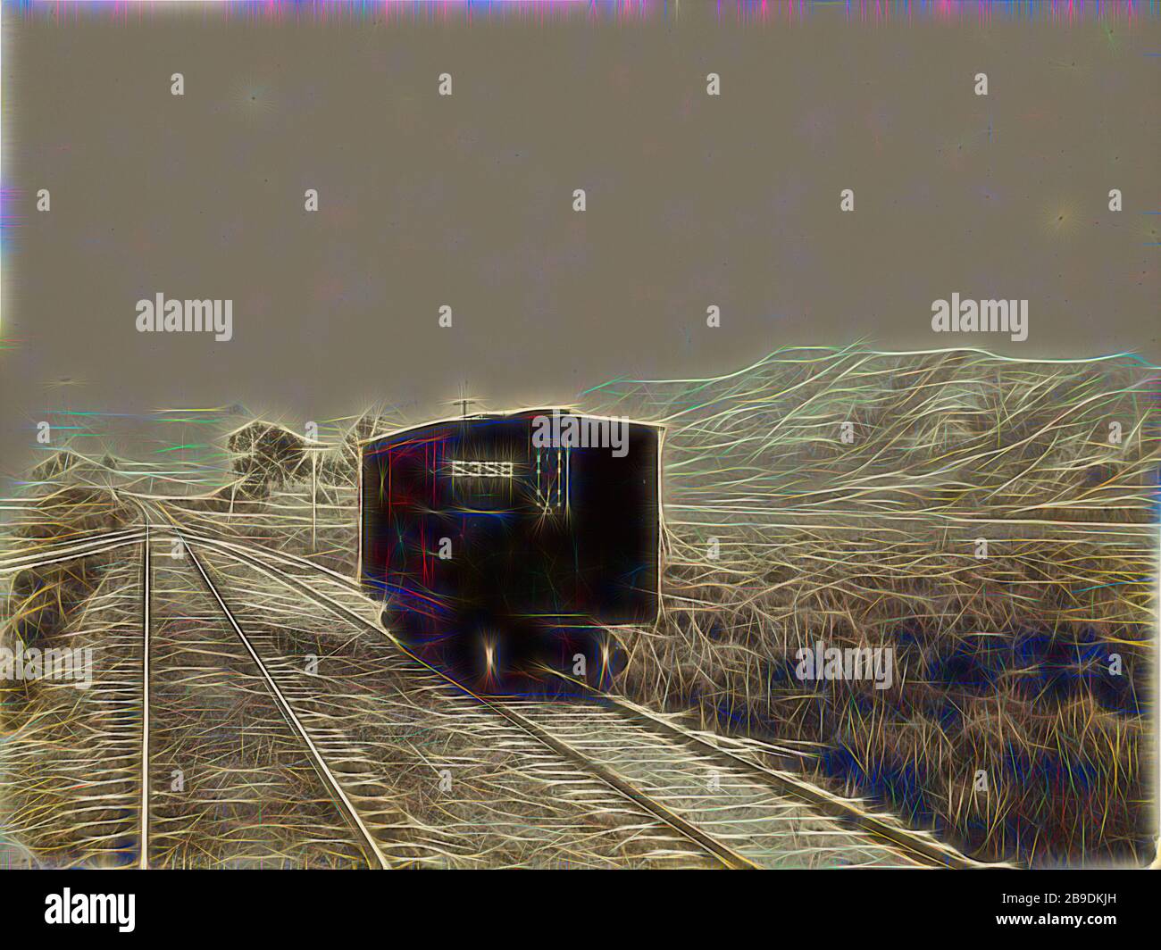 Railroad Car, American, about 1880, Print Stock Photo - Alamy