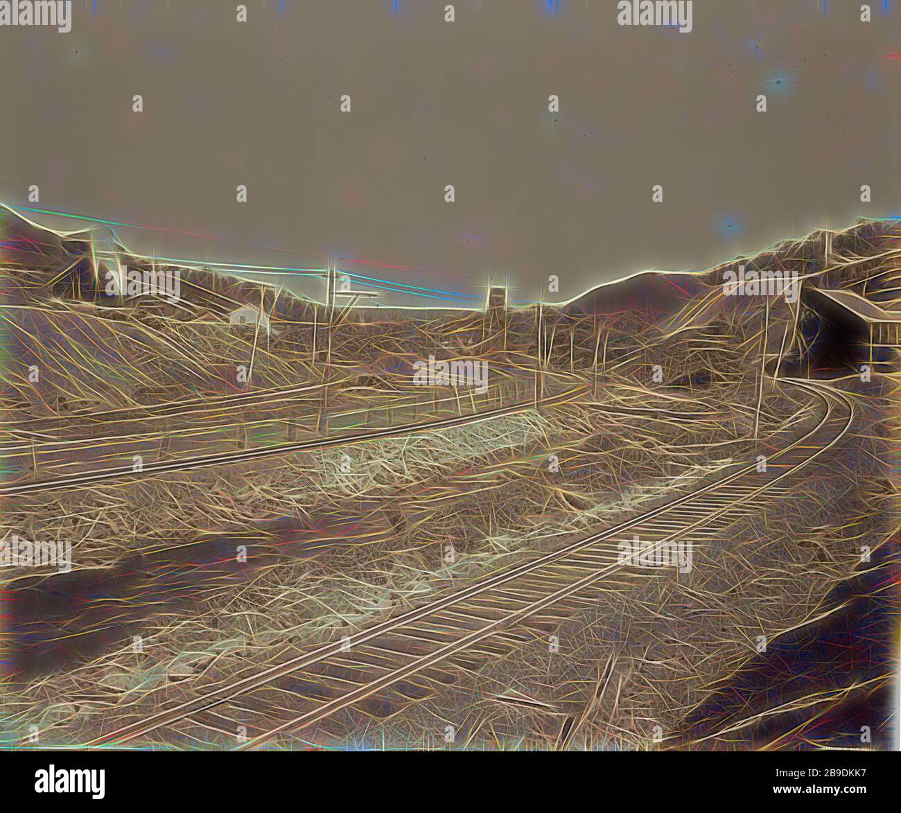 Collieries in Manahoy Valley, Lehigh Valley Railroad, William H. Rau ...