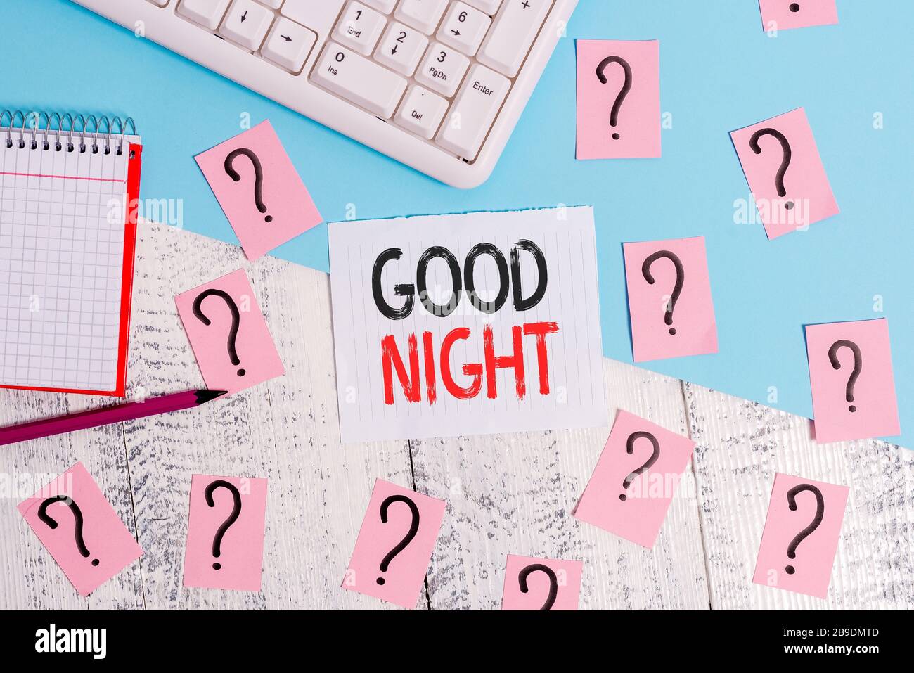 Word writing text Good Night. Business photo showcasing expressing good ...