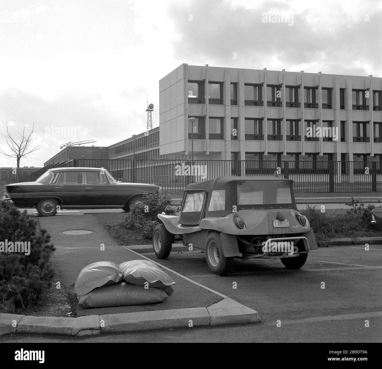 View of the NATO headquarters SHAPE (Supreme Headquarters Allied Powers ...