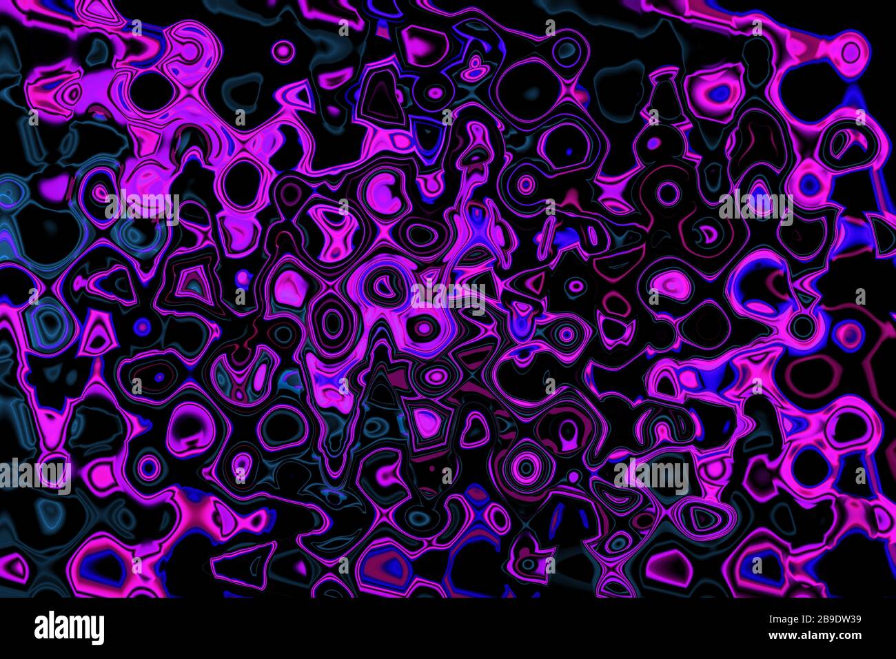 Abstract glowing distorted waveforms. Multicolor objects on black ... Abstract glowing distorted waveforms. Multicolor objects on black ...