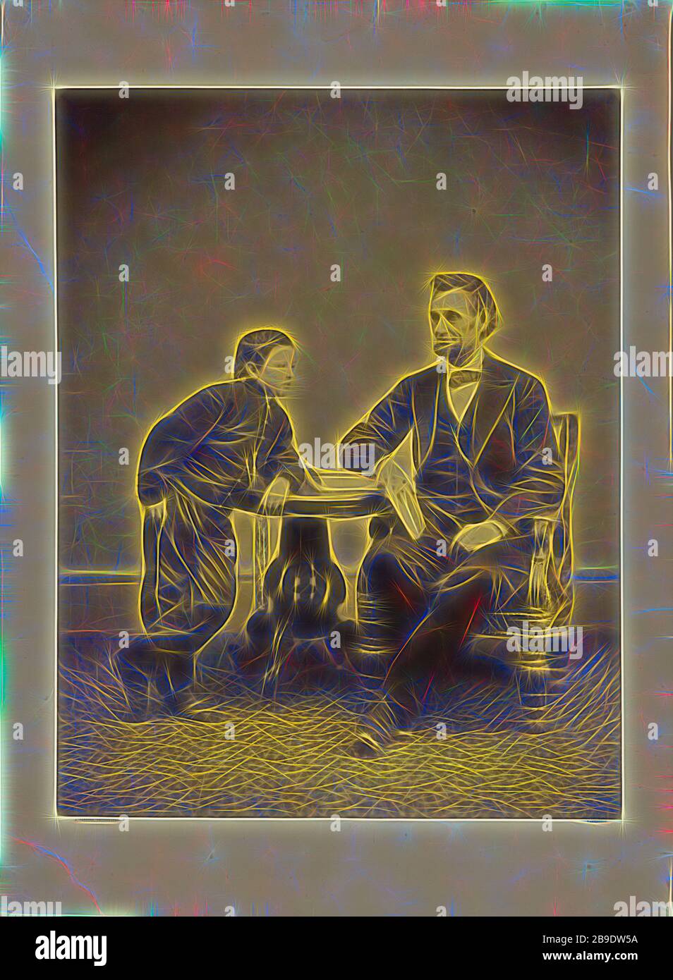 Abraham lincoln his son thomas tad hi-res stock photography and images ...