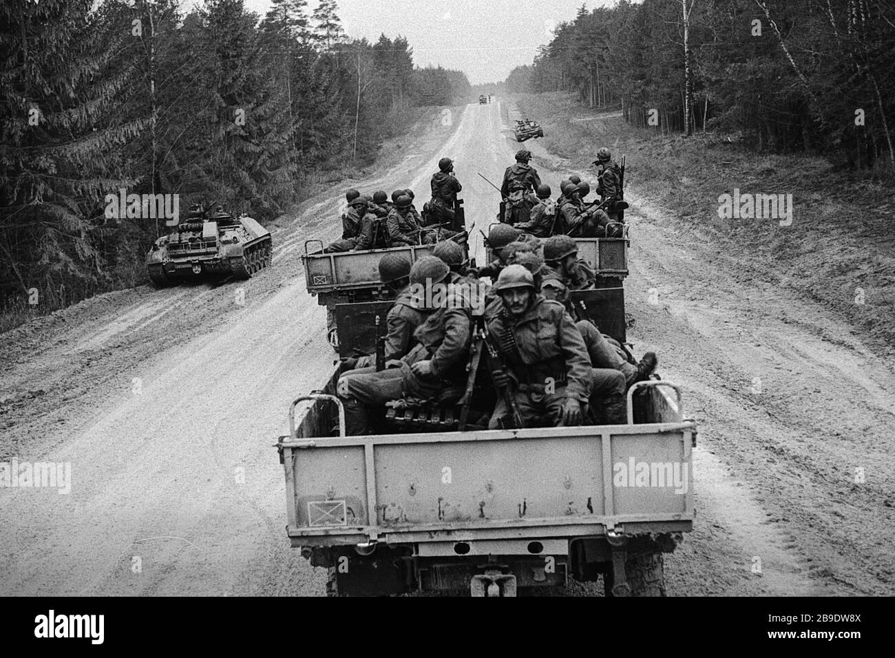 Motorized infantry Black and White Stock Photos & Images - Alamy