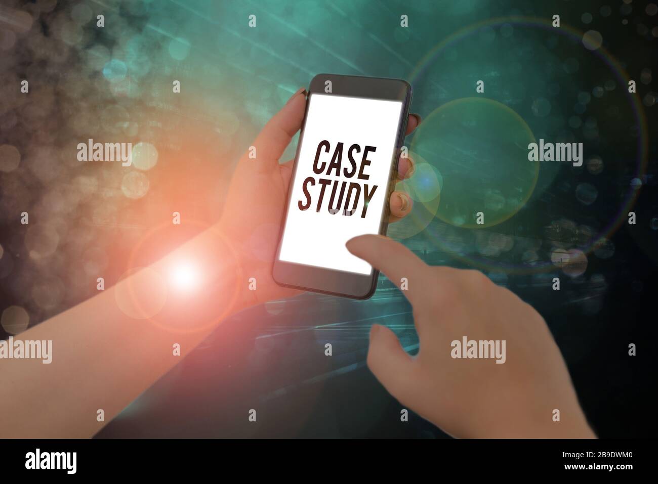 Handwriting text writing Case Study. Conceptual photo research ...