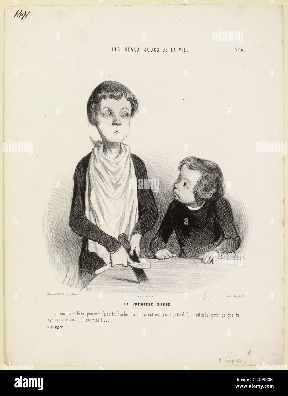 The first beard. . / No. 10 (as listed) | The beautiful days of life ...