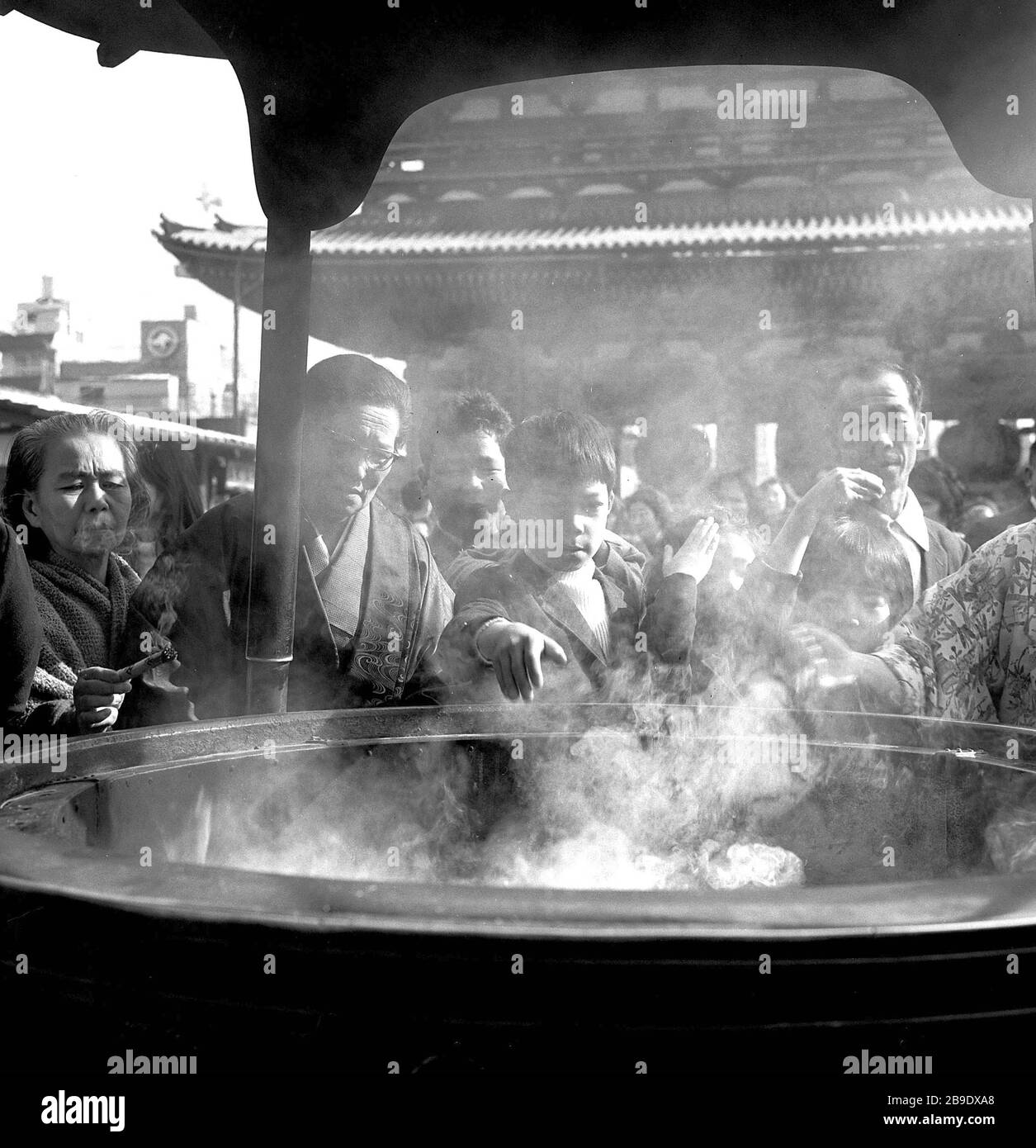 Japan smoke Black and White Stock Photos & Images - Alamy