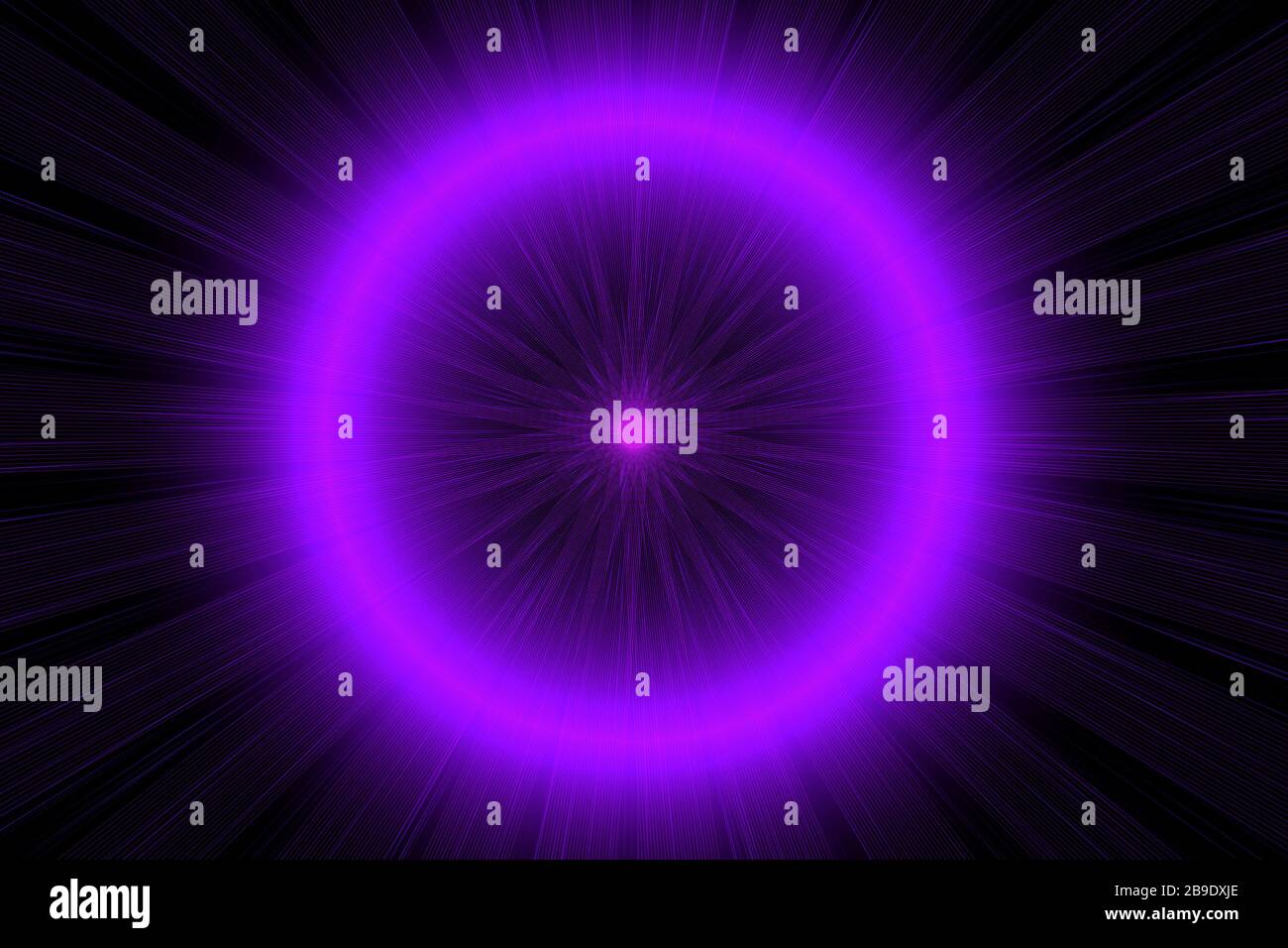 Glowing shiny objects in the dark. Violet blurred spots Stock Photo - Alamy