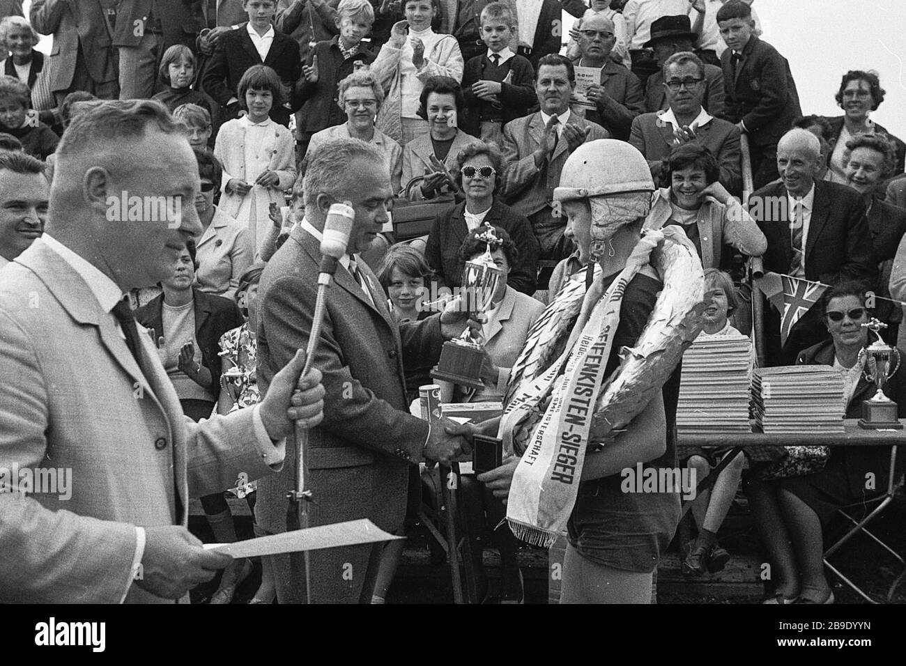 Interview to a radio reporter hi-res stock photography and images - Alamy