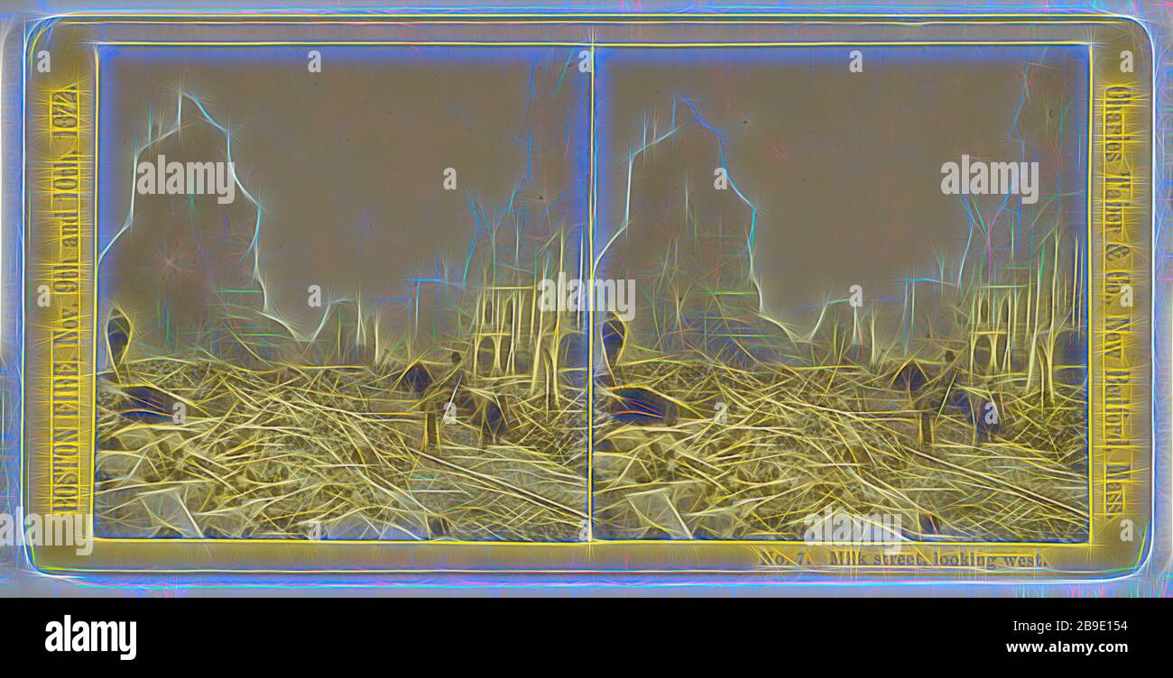 Milk street, looking west. Boston Fire, Nov. 9th and 10th, 1872 ...