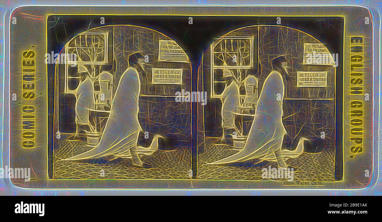 Cold Water Cure. Comic Series. English Groups, British, 1870s, Albumen ...