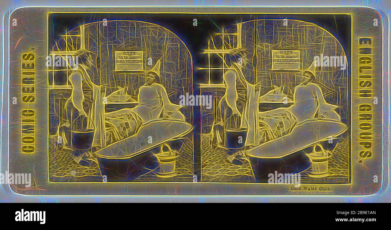 Cold Water Cure. Comic Series. English Groups, British, 1870s, Albumen ...