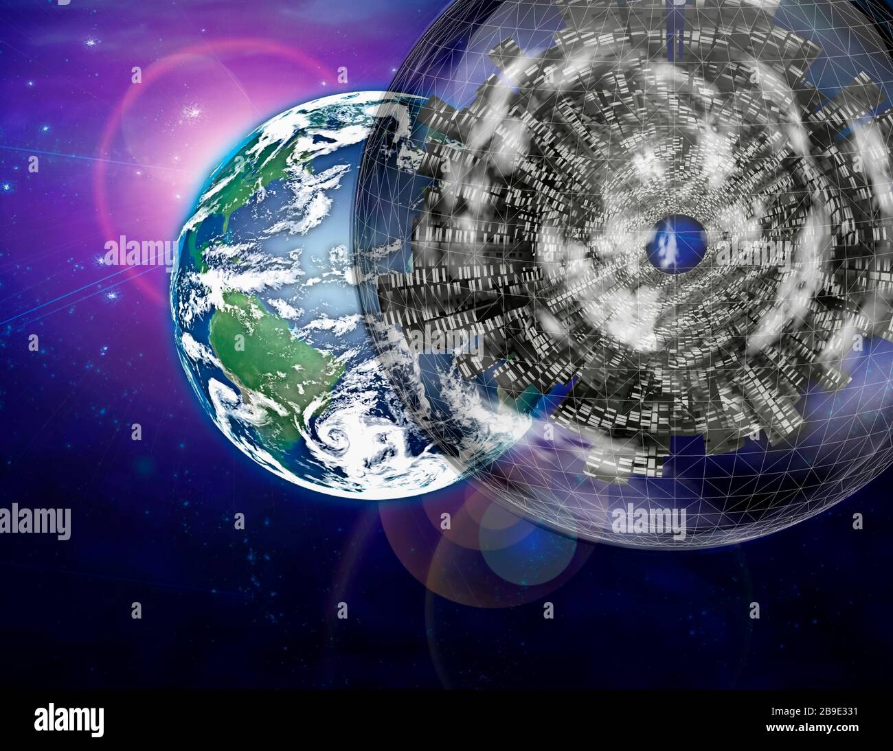 Orbits the earth hi-res stock photography and images - Alamy