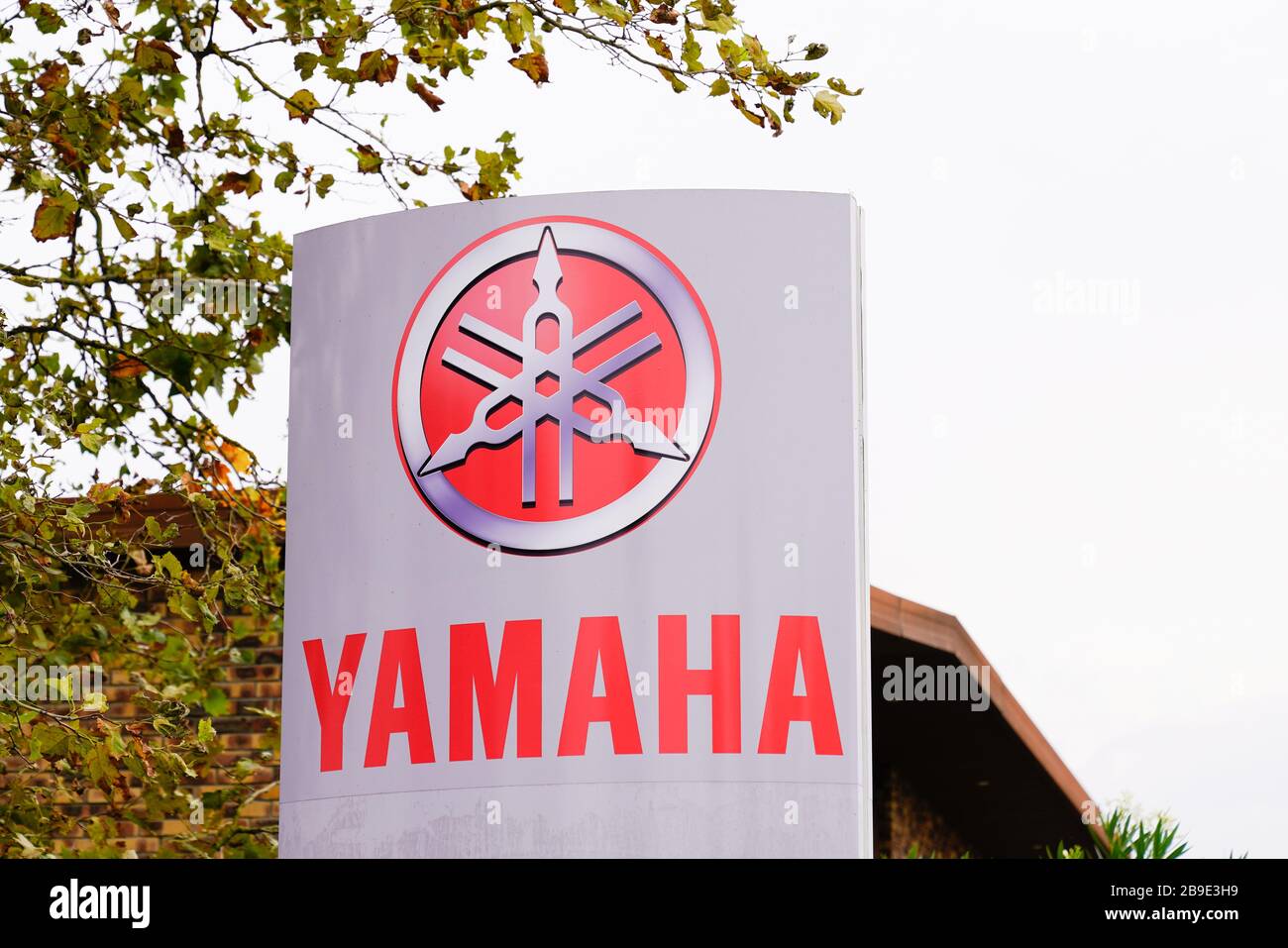Yamaha sign hi-res stock photography and images - Alamy