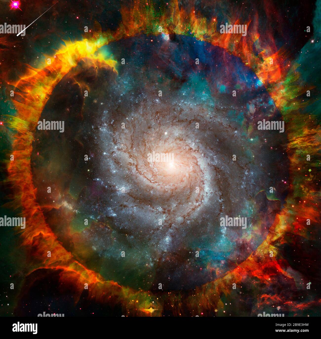 Milky way galaxy artwork hi-res stock photography and images - Alamy
