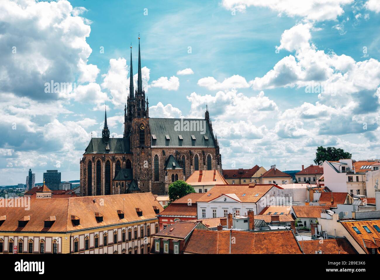 Brno market square panorama hi-res stock photography and images - Alamy