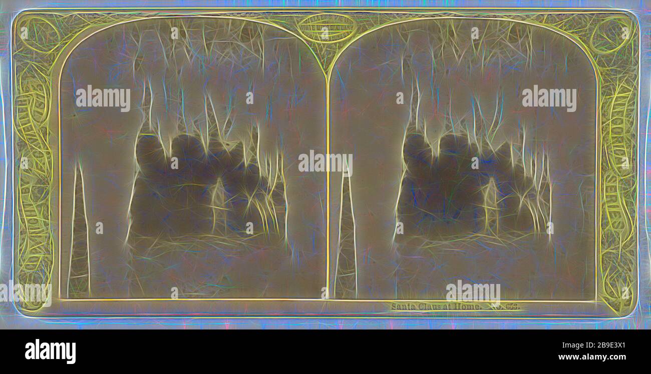 Santa Claus at Home, Franklin G. Weller (American, 1833 - 1877), about ...