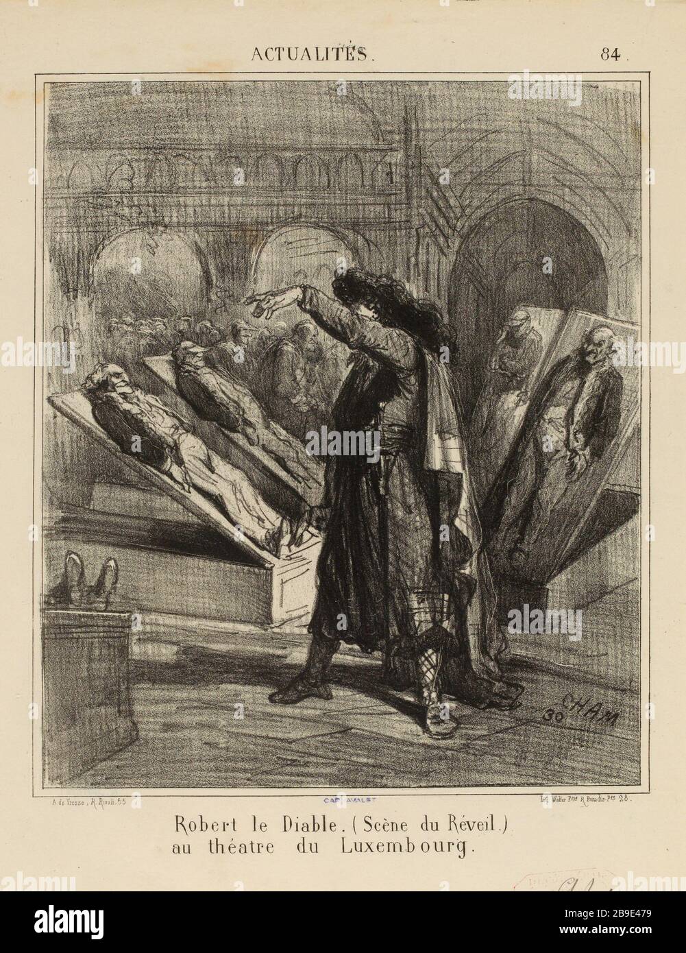 Robert the Devil. (Wake Scene) in Luxembourg theater. / 84. (registered ...