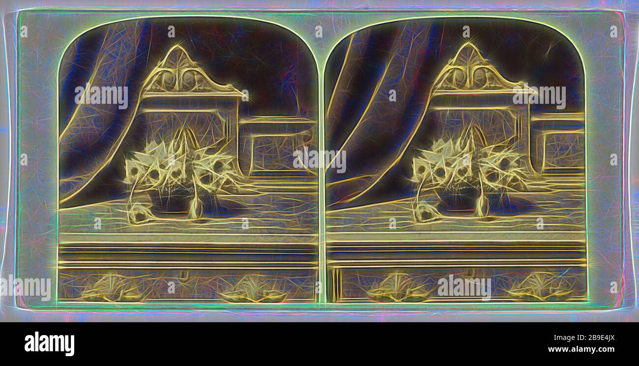 Flower arrangement, about 1860, Albumen silver print Stock Photo - Alamy