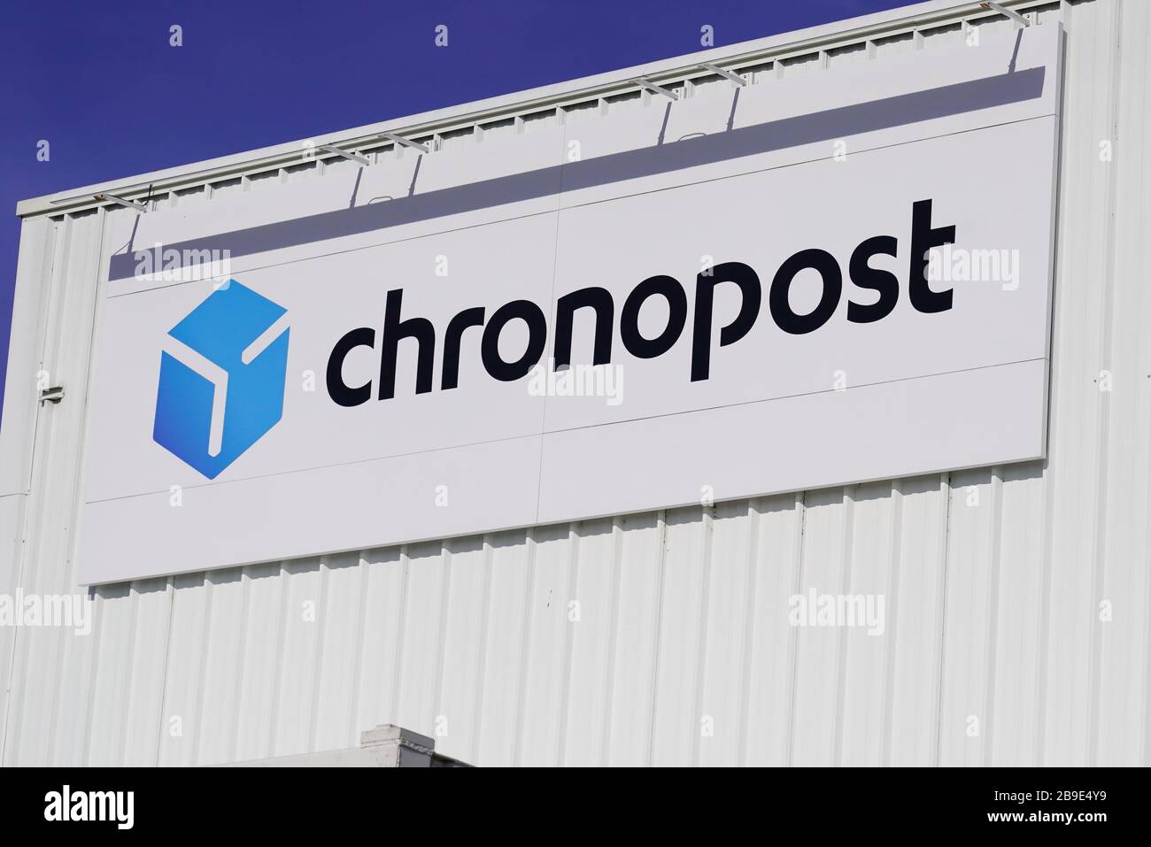 Bordeaux , Aquitaine / France - 10 27 2019 : Chronopost logo store ...