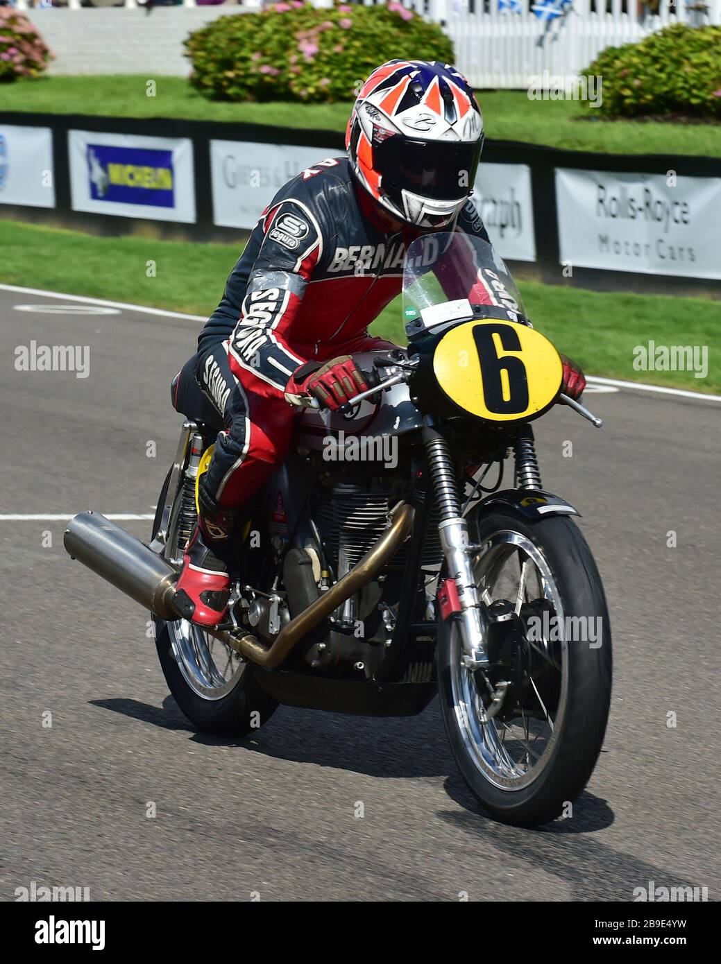 Steve Parrish, Bernard Murray, Norton Manx, Barry Sheene Memorial ...