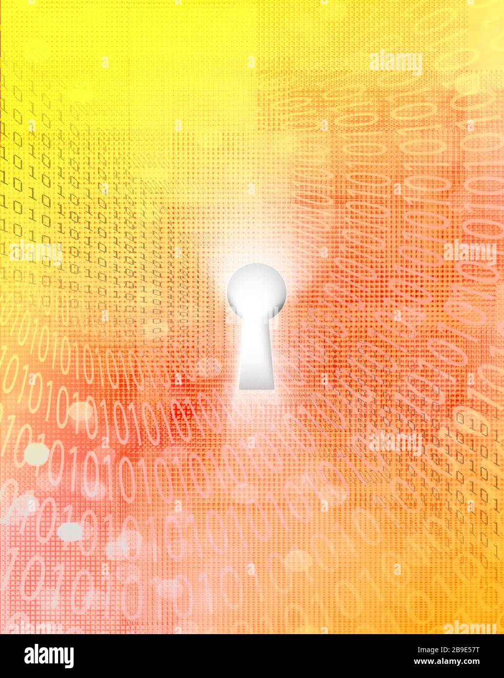 Keyhole binary code on hi-res stock photography and images - Alamy