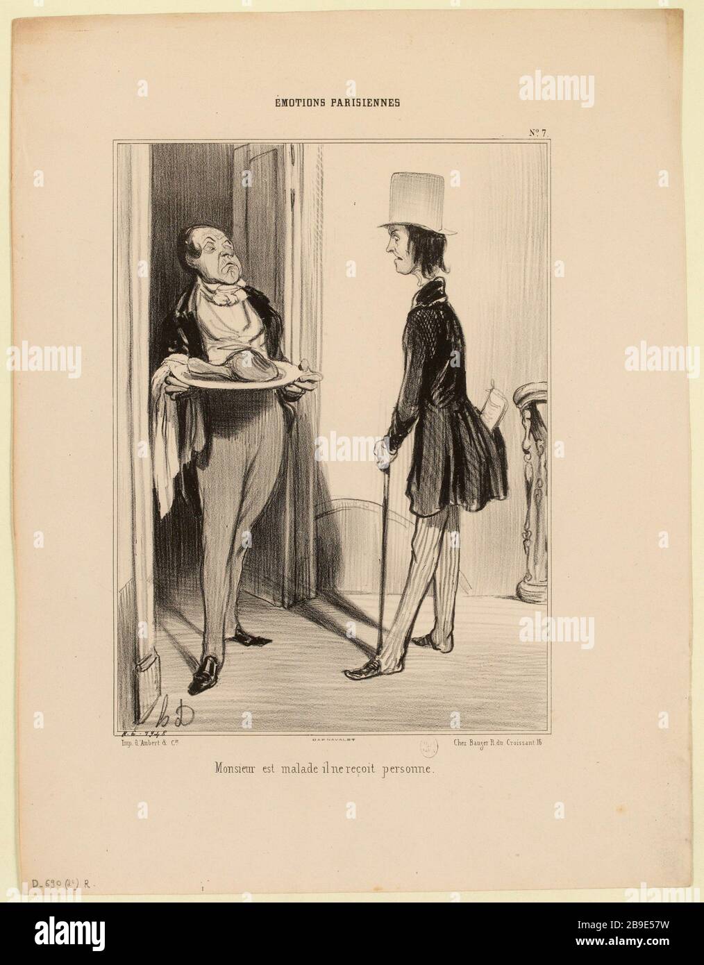 Mr. sick he receives no one. / # 7 (as listed) | Parisian Emotions ...