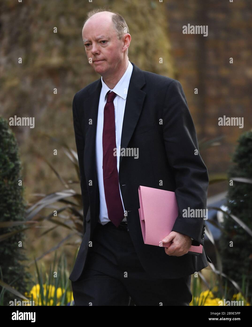 Chief Medical Officer Professor Chris Whitty arriving in Downing Street ...
