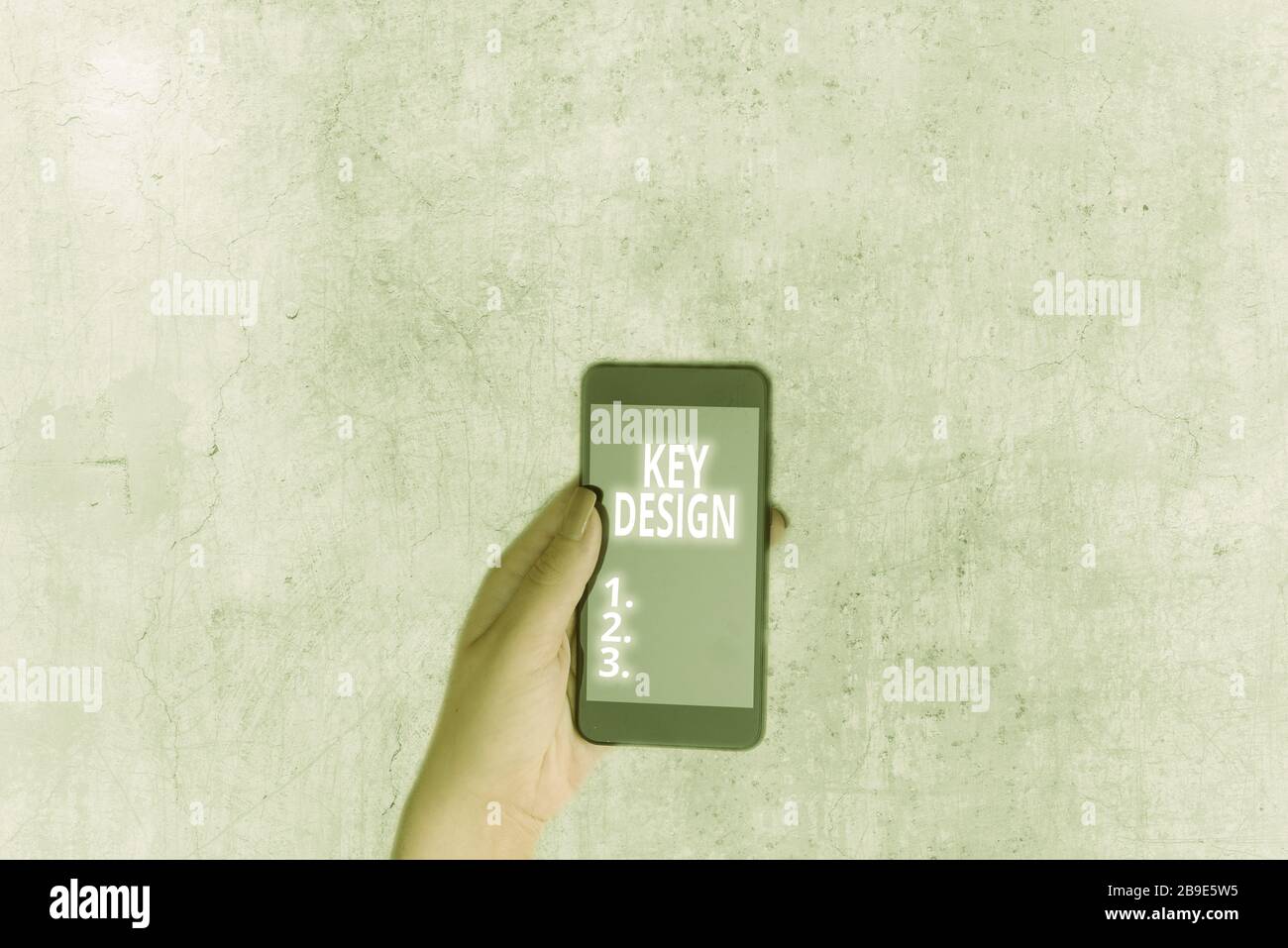 Writing note showing Key Design. Business concept for a necessary or ...