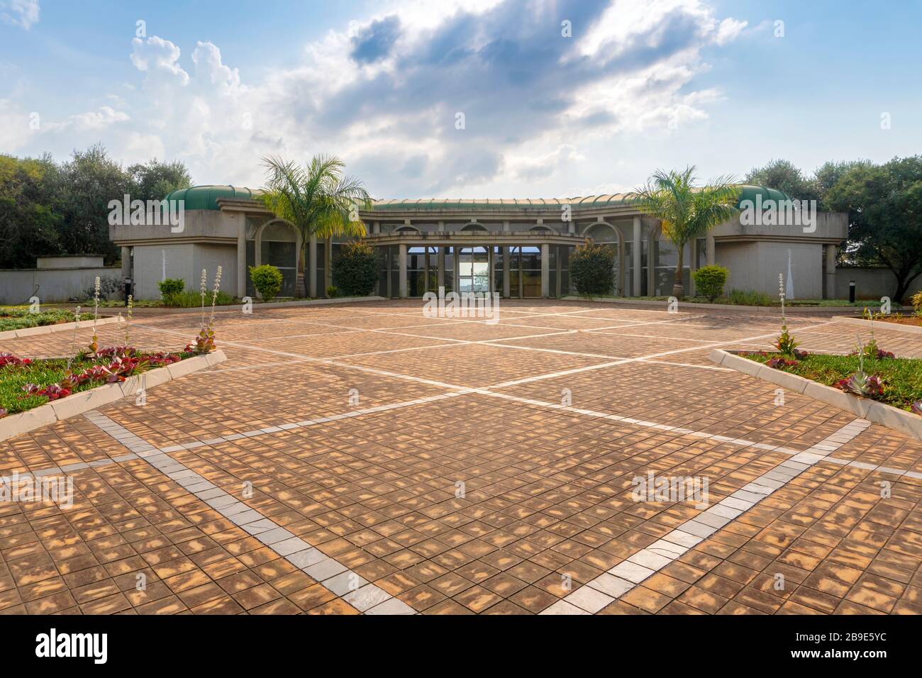 Public entrance in King Sobhuza II Memorial Park in Lobamba, Eswatini ...