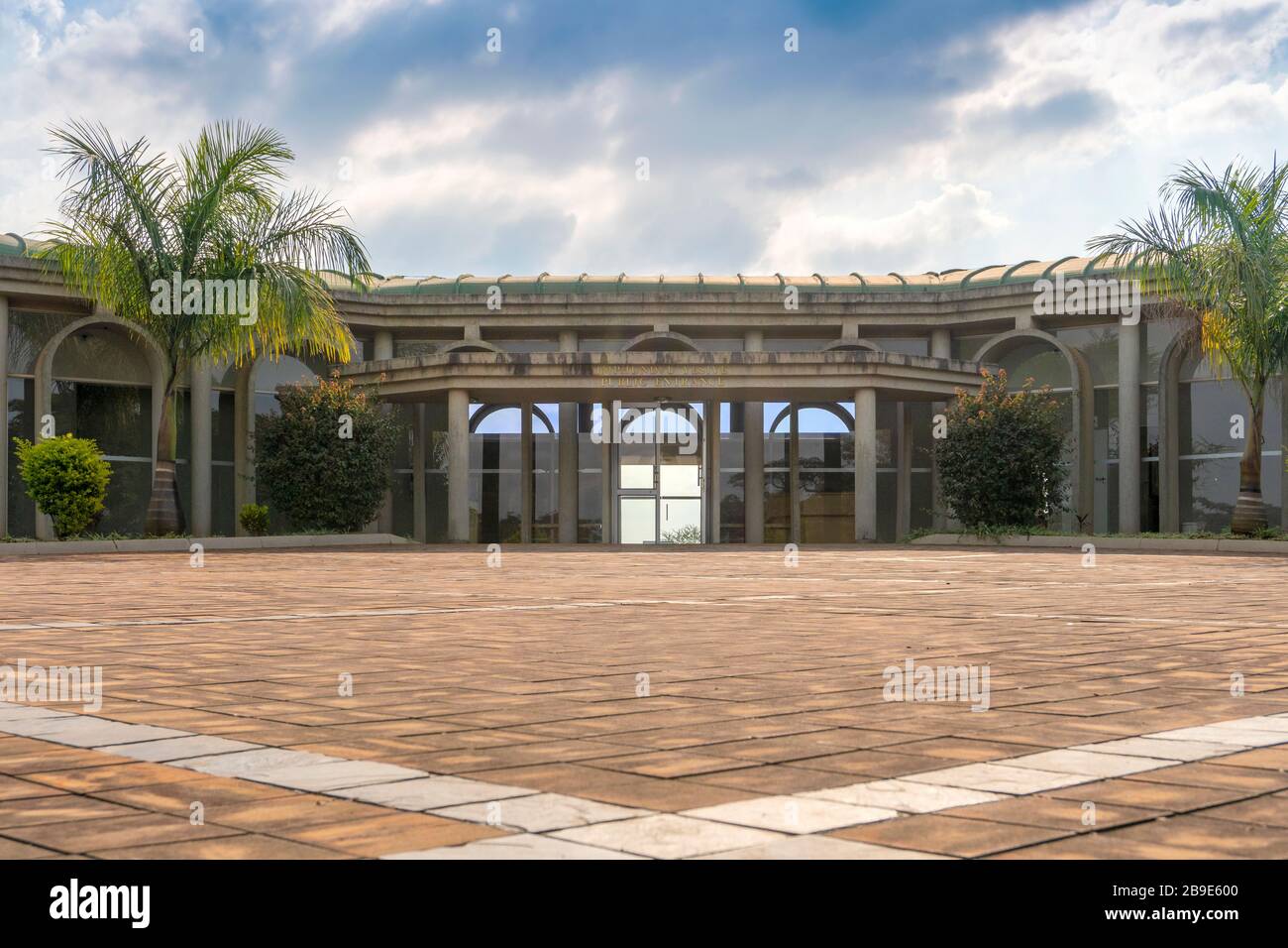 Public entrance in King Sobhuza II Memorial Park in Lobamba, Eswatini ...