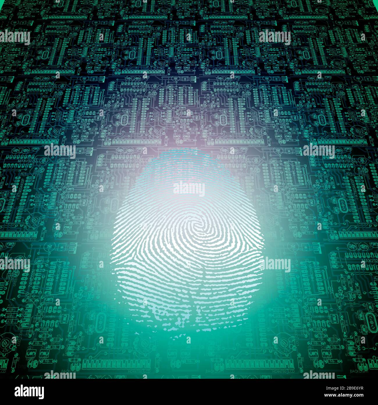 Fingerprint analysis hi-res stock photography and images - Alamy