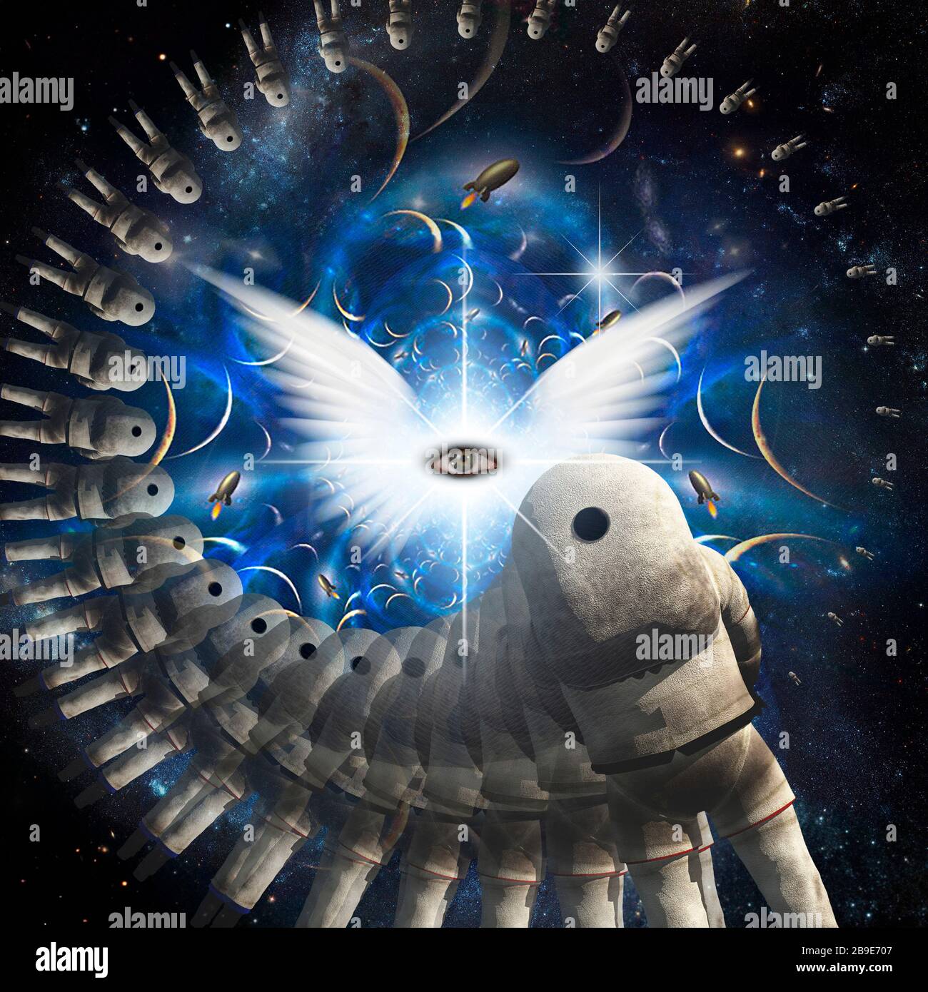 Astronaut in wonder hi-res stock photography and images - Alamy