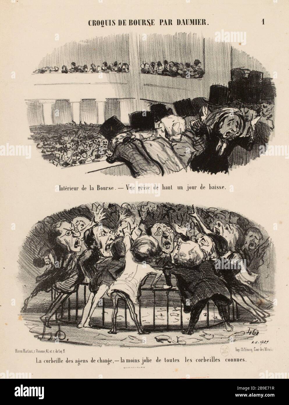 Early stock exchange 19th century hi-res stock photography and images ...
