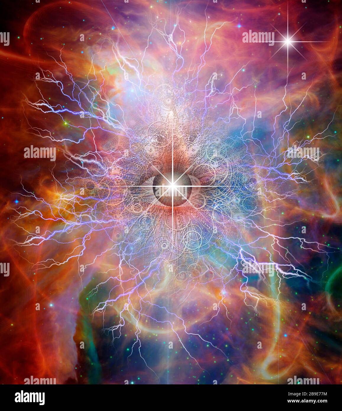 Universe lightning hi-res stock photography and images - Alamy