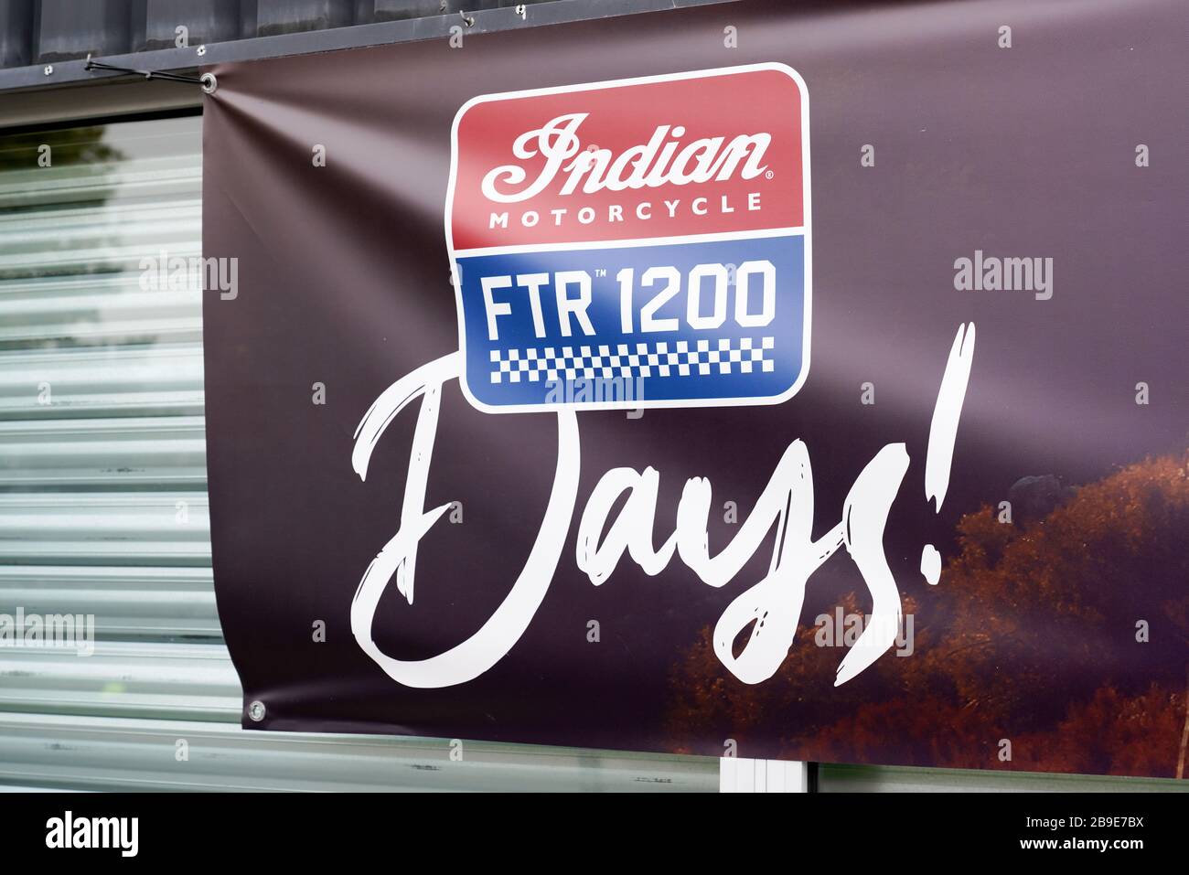 Bordeaux , Aquitaine / France - 10 14 2019 : Indian Motorcycle sign and ...