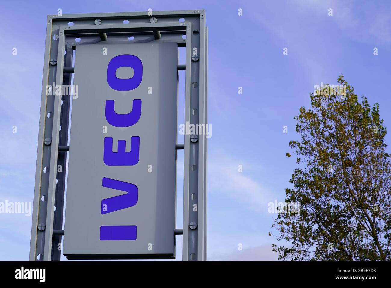 Bordeaux , Aquitaine / France - 11 30 2019 : iveco logo truck store ...