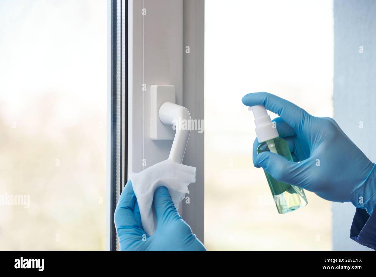 Sanitizing rooms hi-res stock photography and images - Alamy