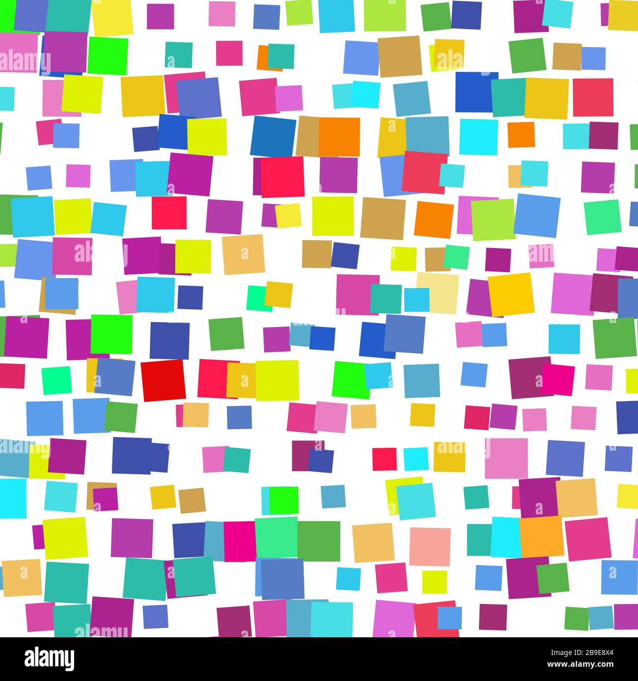 Colorful squares on a white background Stock Vector Image & Art - Alamy