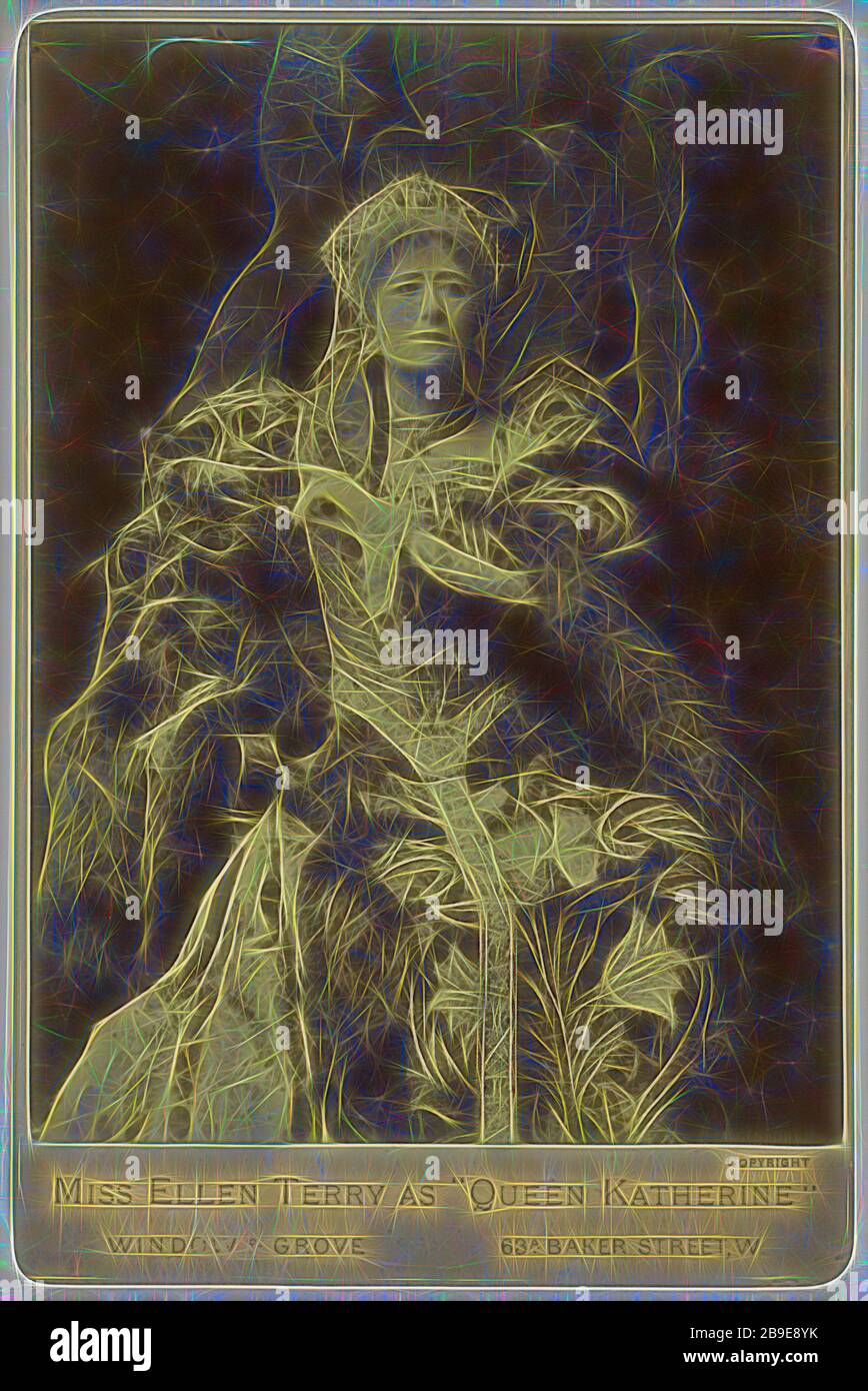 Miss Ellen Terry as Queen Katherine, Window & Grove, 1880s, Albumen ...