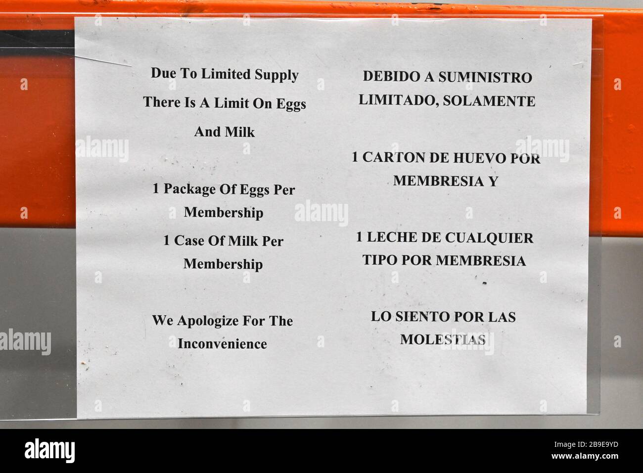 Costco milk hi-res stock photography and images - Alamy