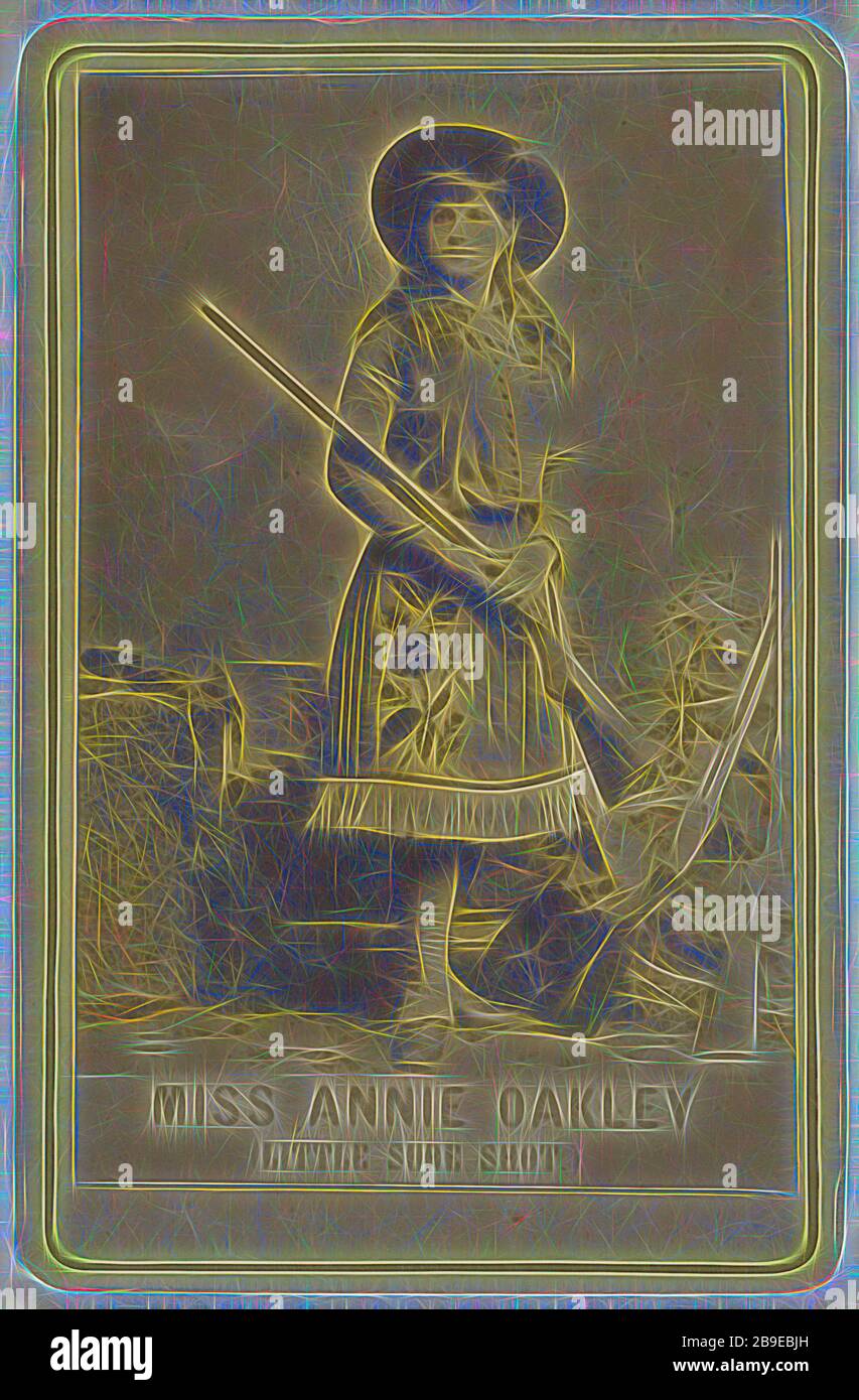 Miss Annie Oakley (Little Sure Shot), American, about 1885, Albumen ...