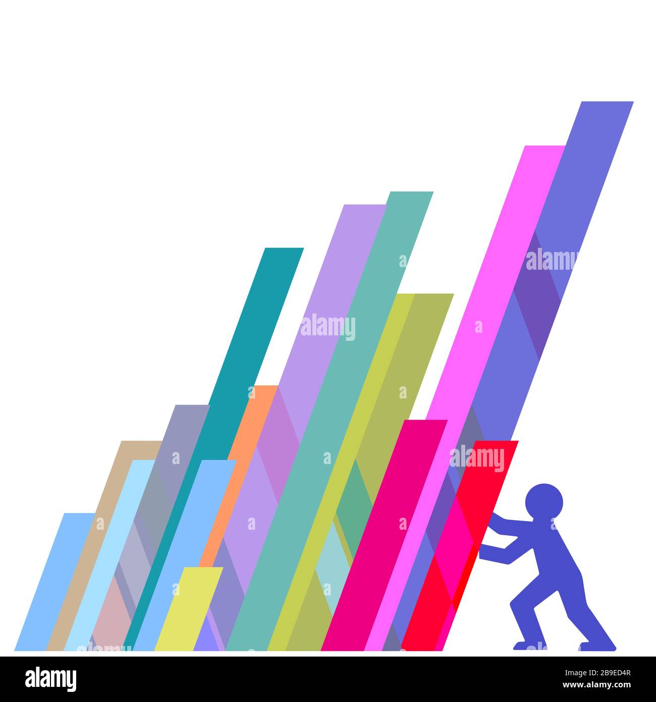 Economy Support - Vector Illustration, Neutral Background Stock Vector ...