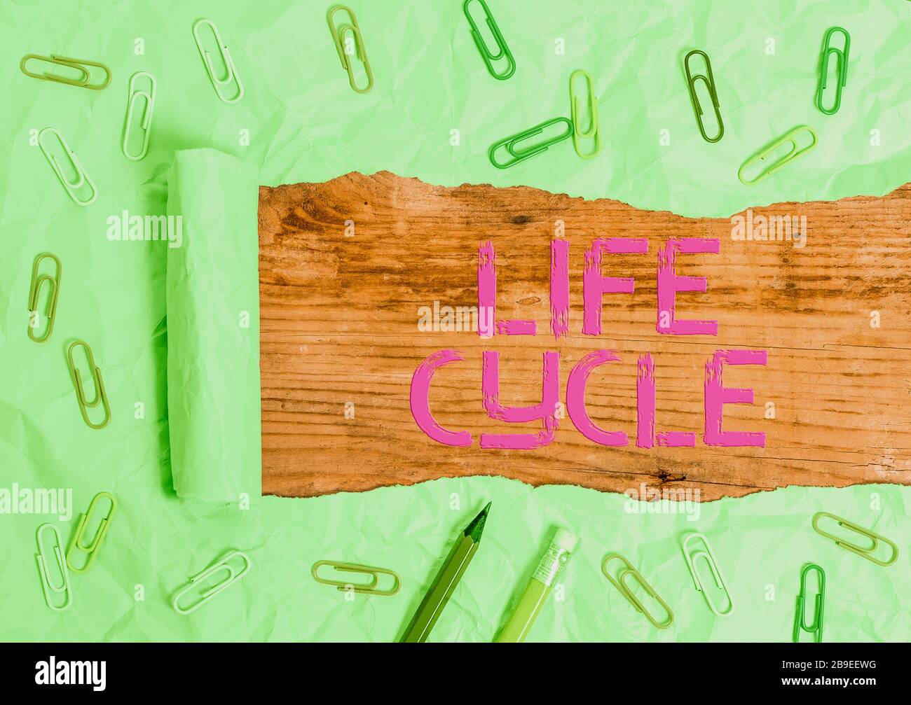 Handwriting text writing Life Cycle. Conceptual photo the series of ...