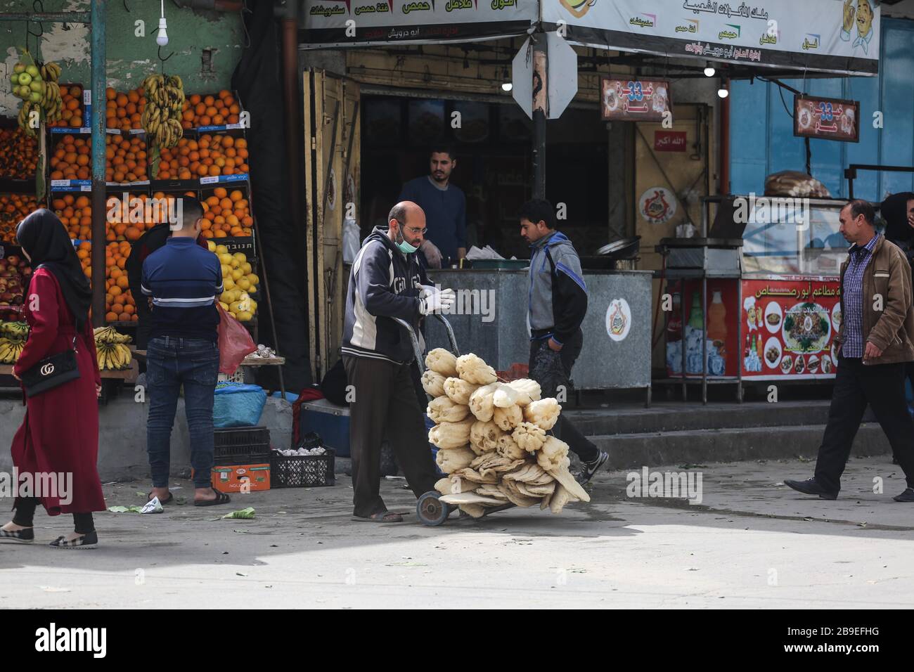 March 24, 2020, Deir Al Balah, The Gaza Strip, Palestine: Deir al Balah ...