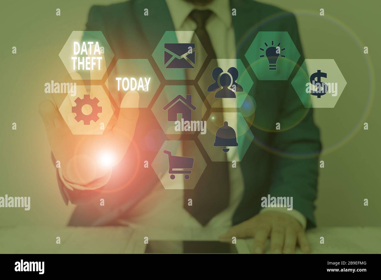 Handwriting text writing Data Theft. Conceptual photo illegal transfer ...