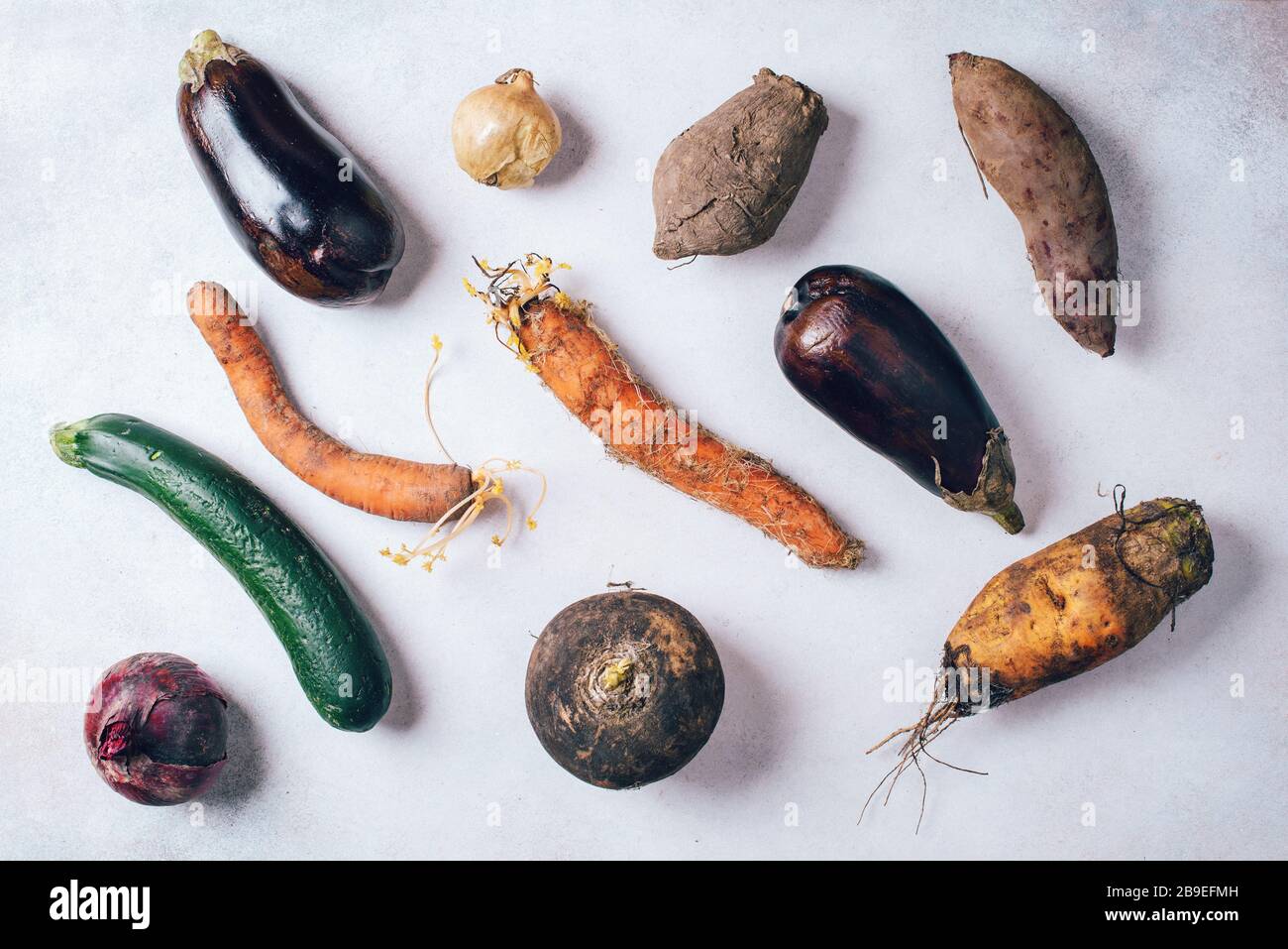 Ugly Brown Vegetables