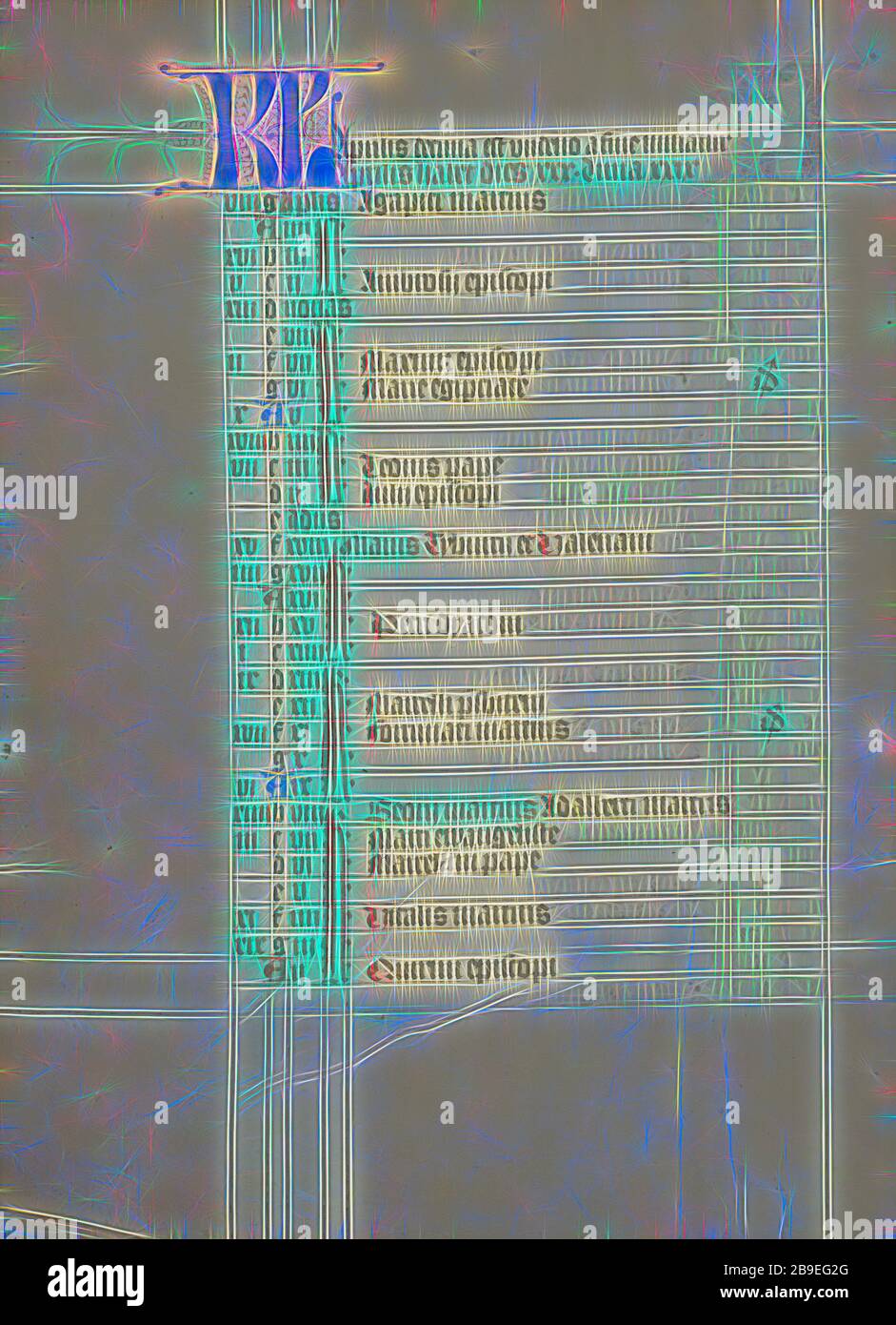 Calendar Page, Vienna, Austria, about 1420 - 1430, Tempera colors, gold ...
